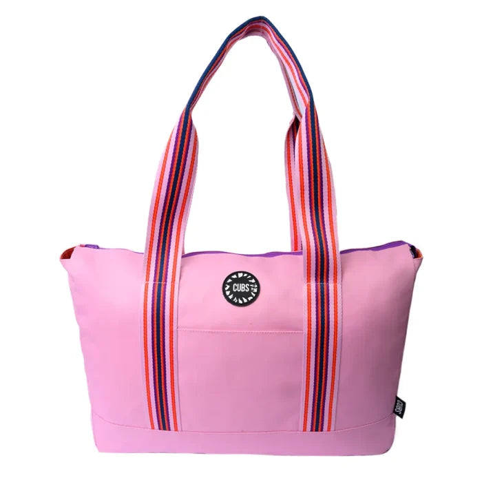 Dripping Paint & True Pink Double Face Tote Bag — husseinyoussef